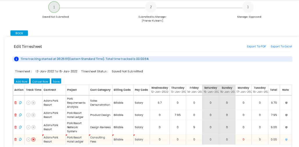 Timesheets for Microsoft Dynamics - Gorilla Expense