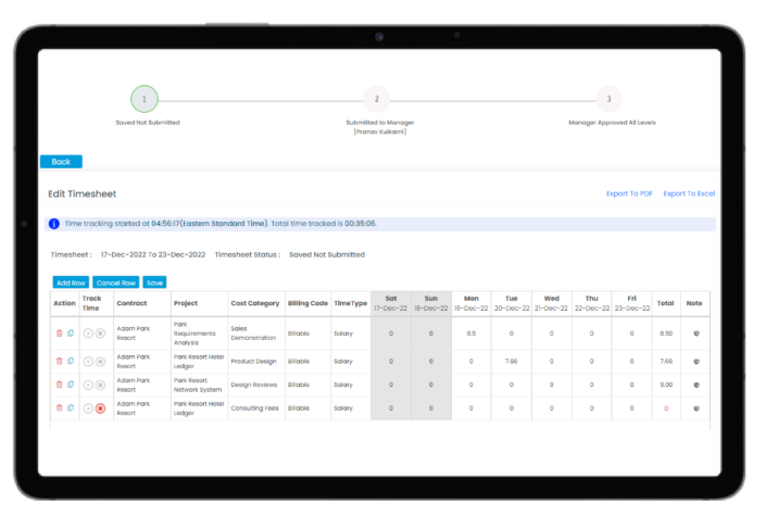 Timesheets for Microsoft Dynamics - Gorilla Expense